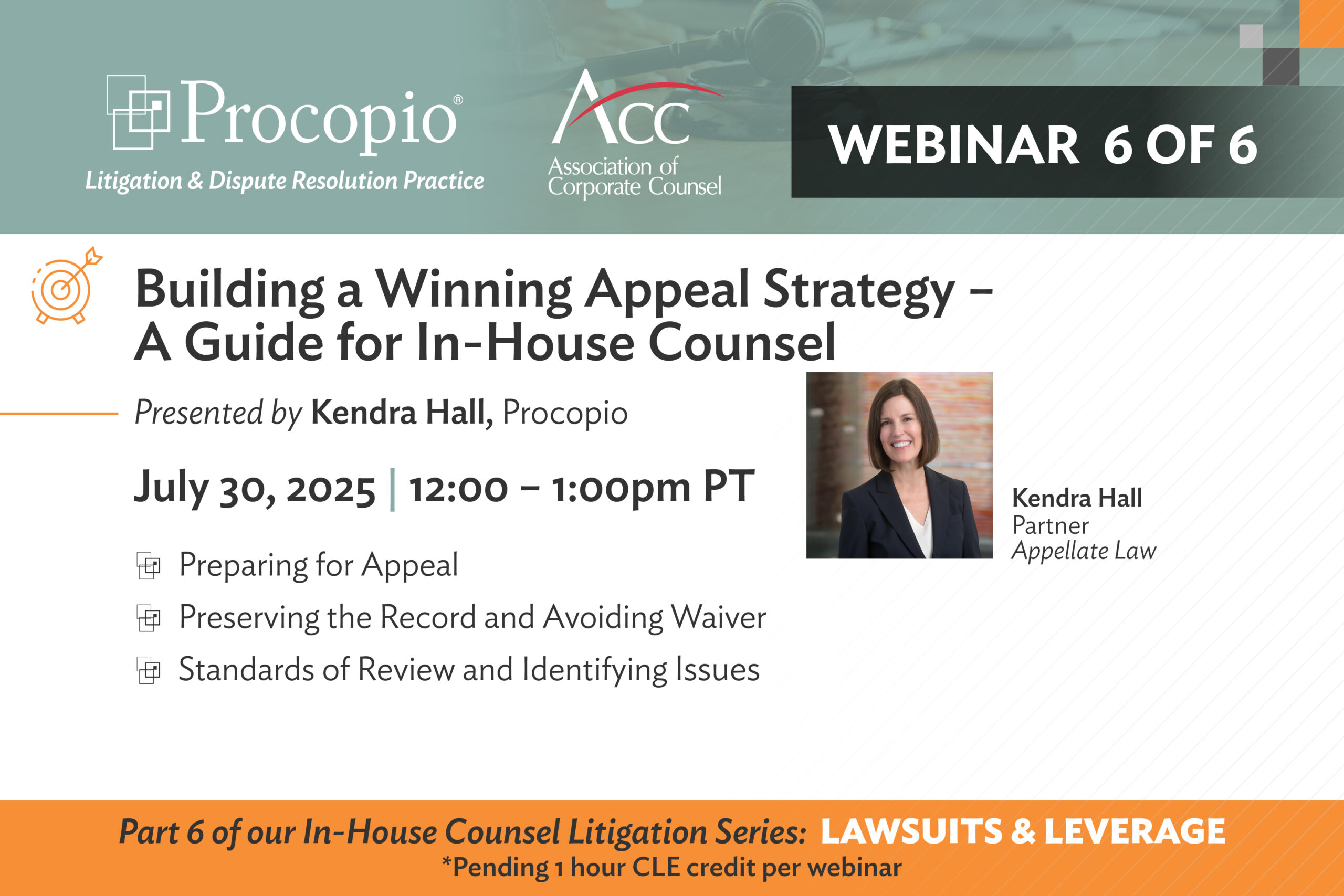 Building a Winning Appeal Strategy - A Guide for In-House Counsel ...