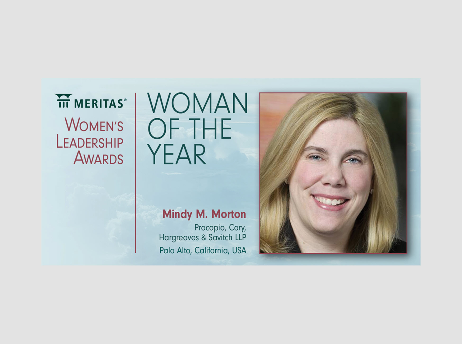 Mindy Morton Commences Role on Meritas Board While Recognized as its 2025 Woman of the Year ...