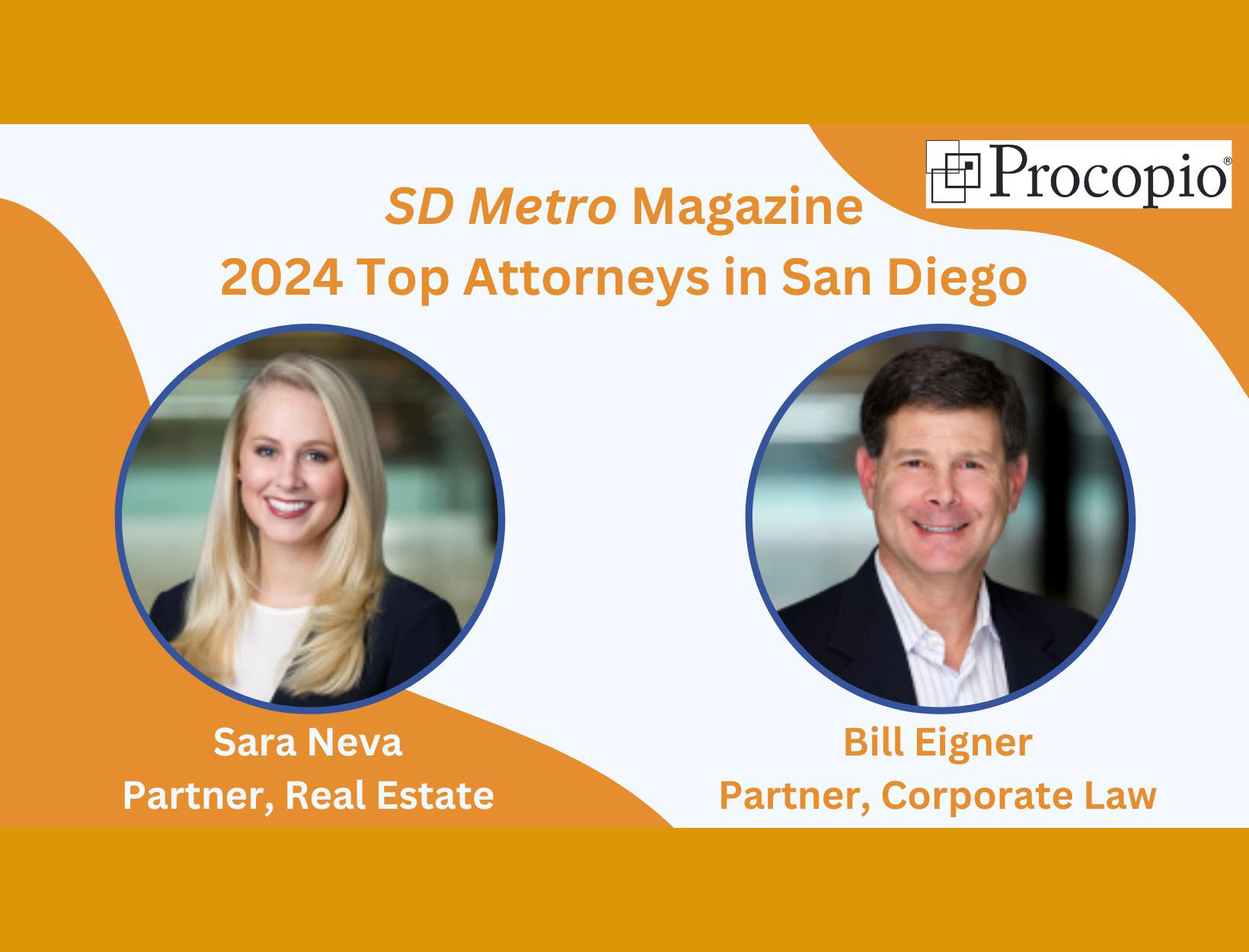 2 Procopio Partners Named to 2024 San Diego Top Attorneys List ...