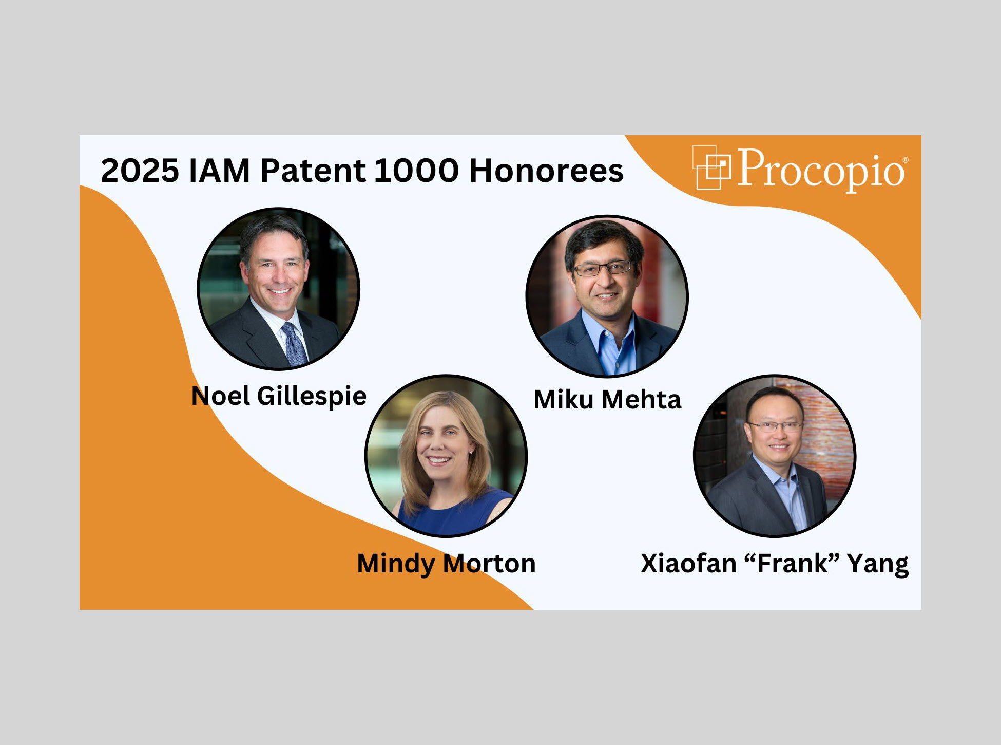 Procopio’s IP Practice and 4 Partners Named to 2025 IAM Patent 1000 List - Procopio | Procopio